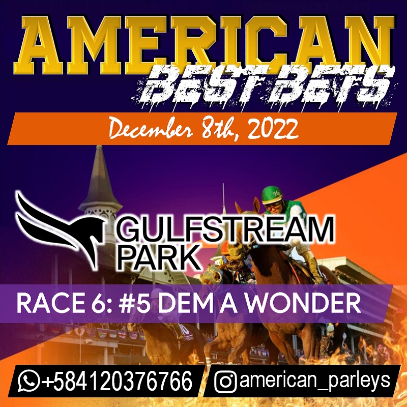 Free Picks Best Bets #8Dic • En hipismo estamos implacables. • Ayer le ...