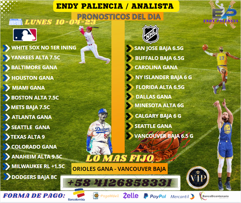 FELIZ Y BENDECIDA SEMANA HUBO DIRECTA NUEVAMENTE, MLB-NHL – cuantoAcuanto