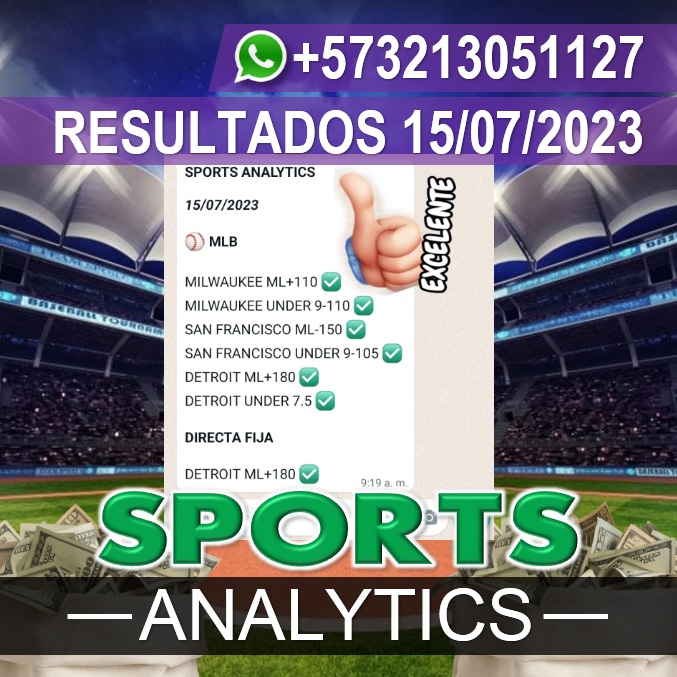 Sports Analytics ♚ Pronósticos 17/07/2023 ♚Free Picks Parlay MLB ...