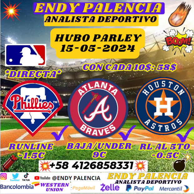 HUBO PARLEY, FELIZ JUEVES PARA TODOS MLB DE 6 JUEGOS Y NBA 1 – cuantoAcuanto